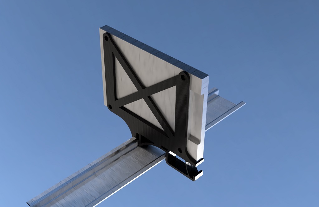 Din Rail SSD Mount by truglodite | Download free STL model | Printables.com