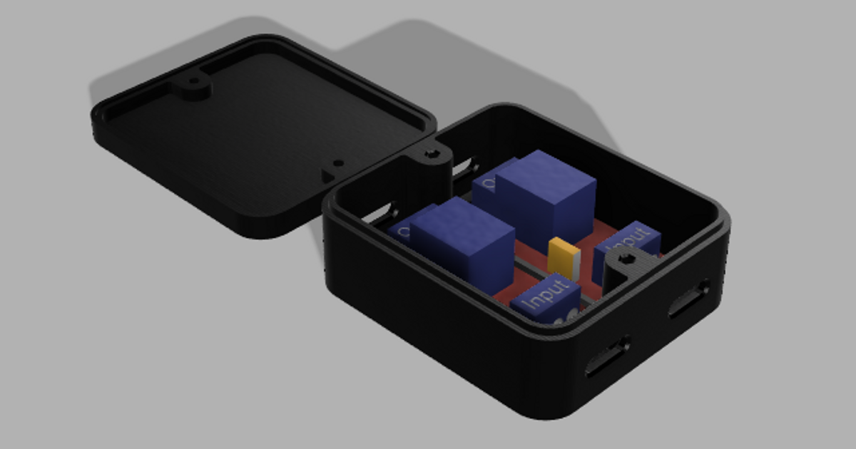 Dual Relay Enclosure by truglodite | Download free STL model ...