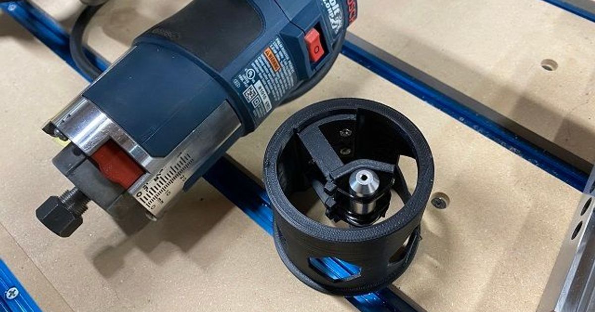 Dragknife & Pen Adapter for Bosch Colt Router Mounts by truglodite ...