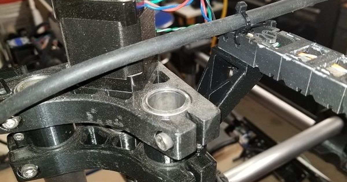 MPCNC Primo Z Cable Chain Mount by truglodite | Download free STL model ...
