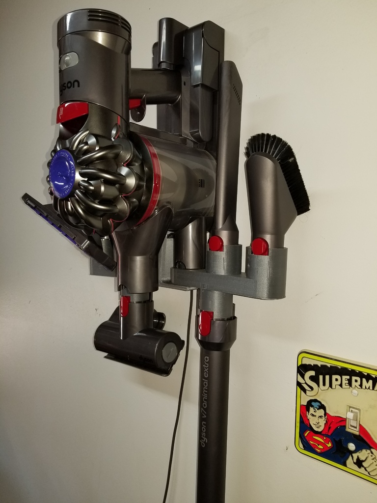 Dyson Attachment clip w/ screw by truglodite | Download free STL model ...