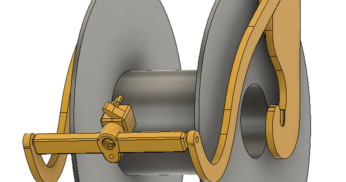 hanging mount for Universal auto rewind spool holder by CraftCadet ...