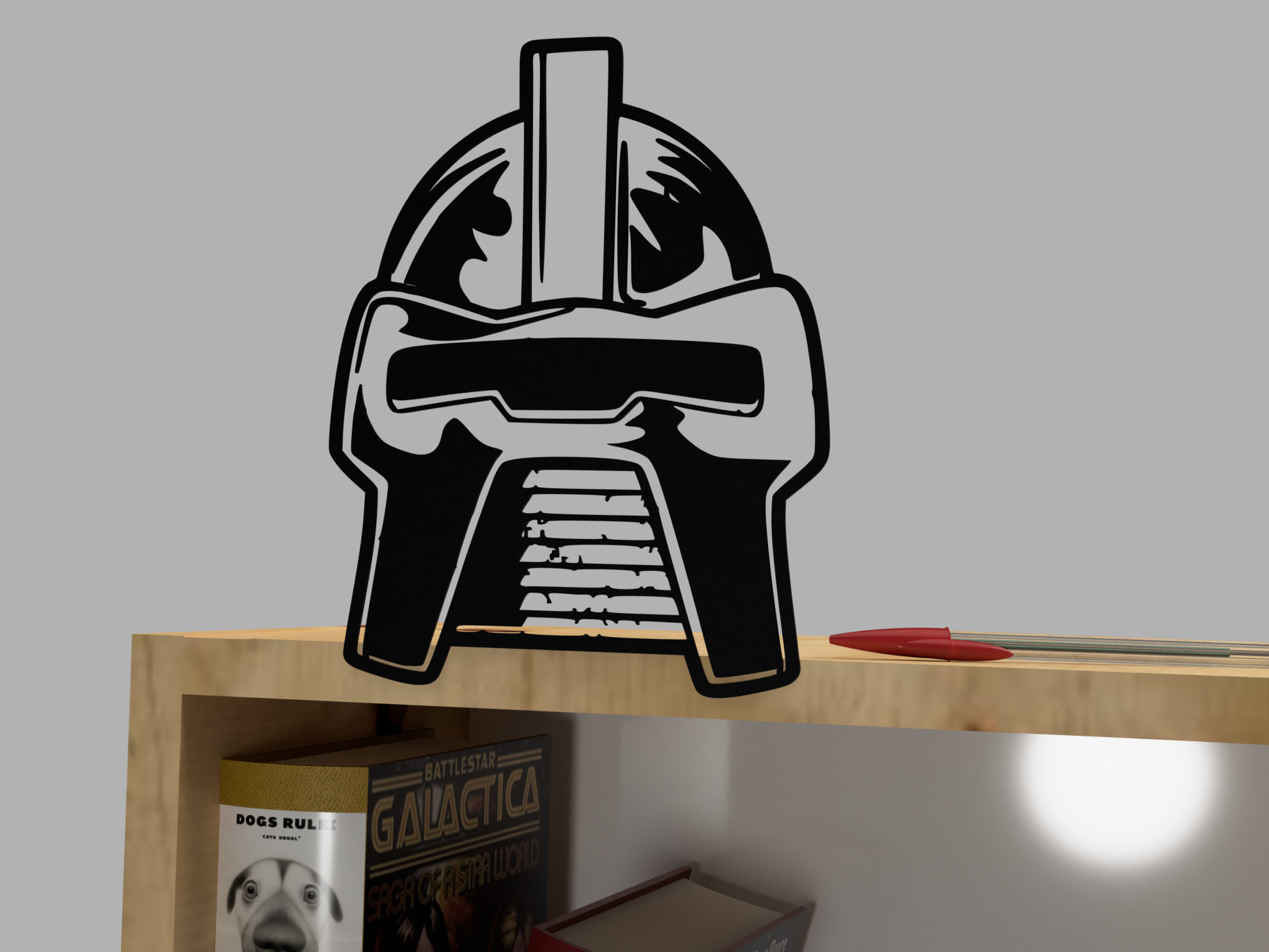 A Cylon helment/head from Battlestar Galactica by Joe | Download free ...