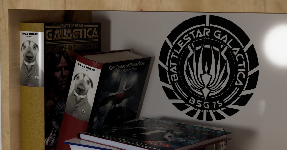 Battlestar Galactica sign by Joe | Download free STL model | Printables.com