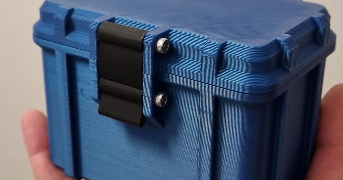 18650 Rugged case with added hinge clearance by p3numbra | Download ...