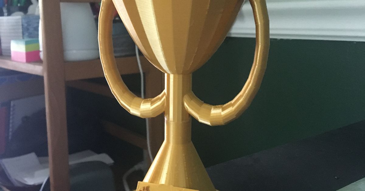 Basic Trophy by Molten Layers | Download free STL model | Printables.com