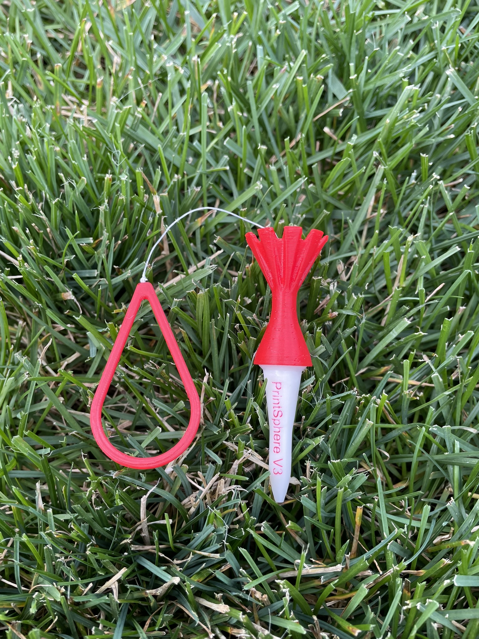 Golf - Golf Tee (driver) V3 with connecting Anchor and Handle by Peter ...