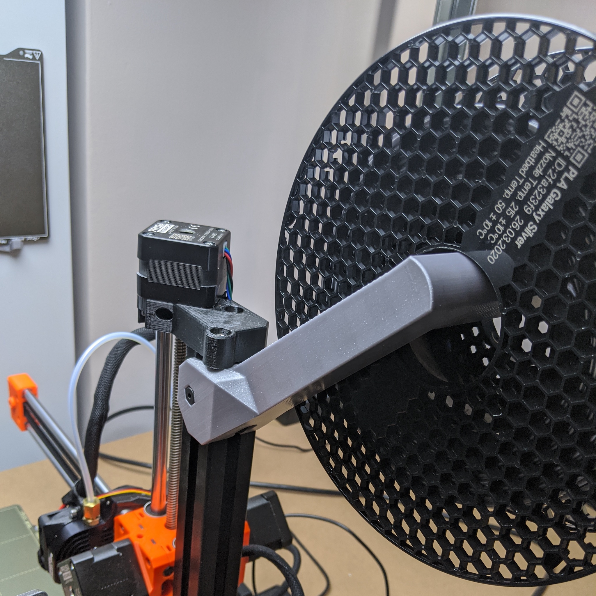 Prusa Mini filament holder by Nigel Johnson | Download free STL model ...