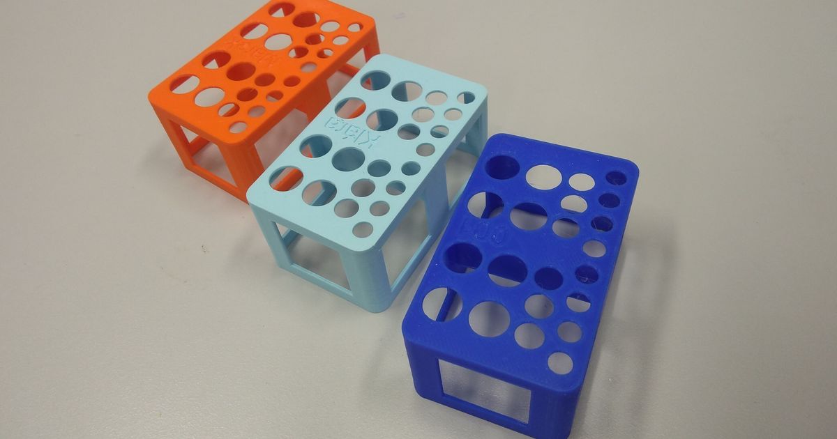 Eppendorf and PCR tube rack by Jakub Věžník | Download free STL model ...