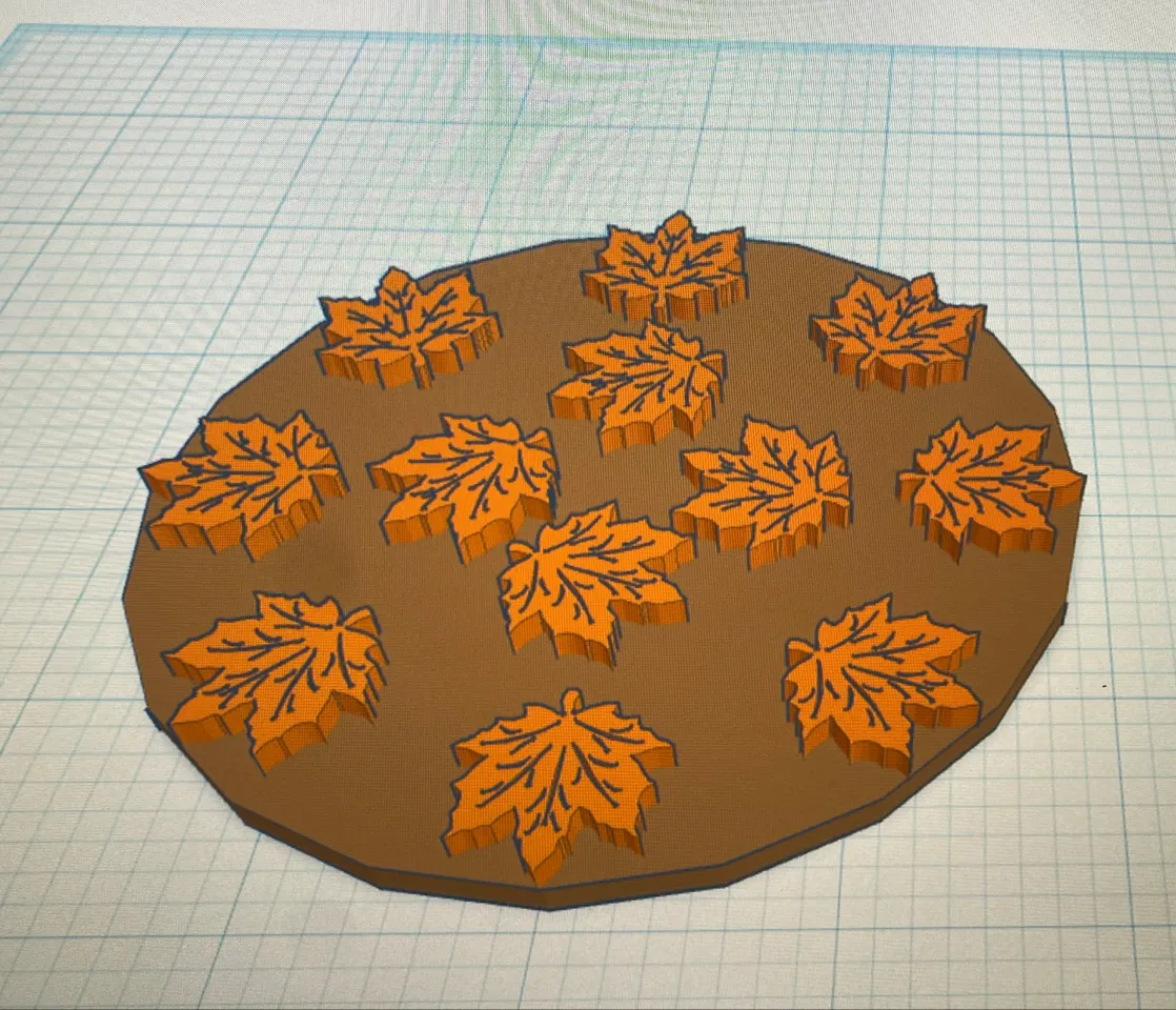 Fall Coasters by BlackLion | Download free STL model | Printables.com