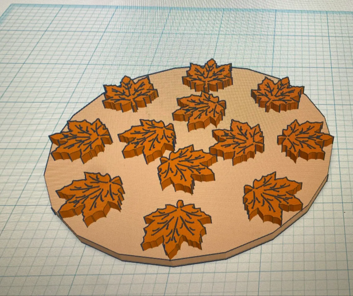 Fall Coasters by BlackLion | Download free STL model | Printables.com