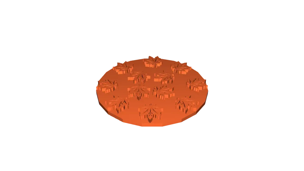 Fall Coasters by BlackLion | Download free STL model | Printables.com