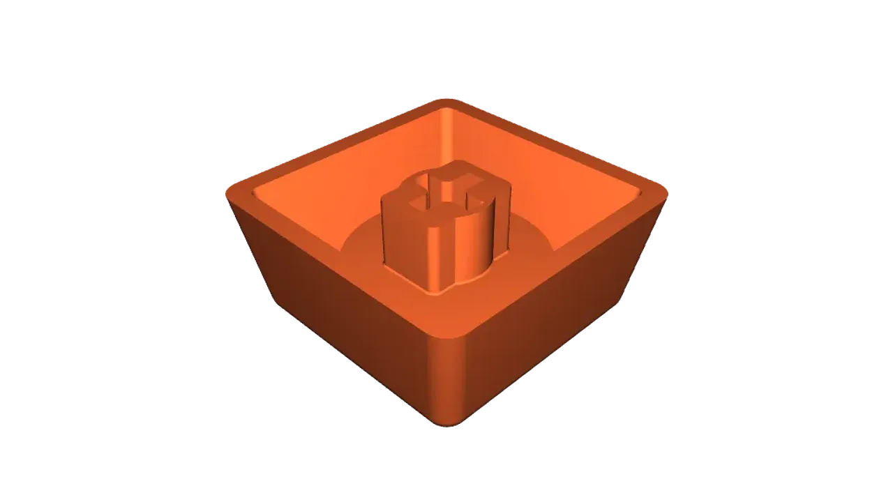 Cherry MX keycap with indent by MartinP | Download free STL model ...