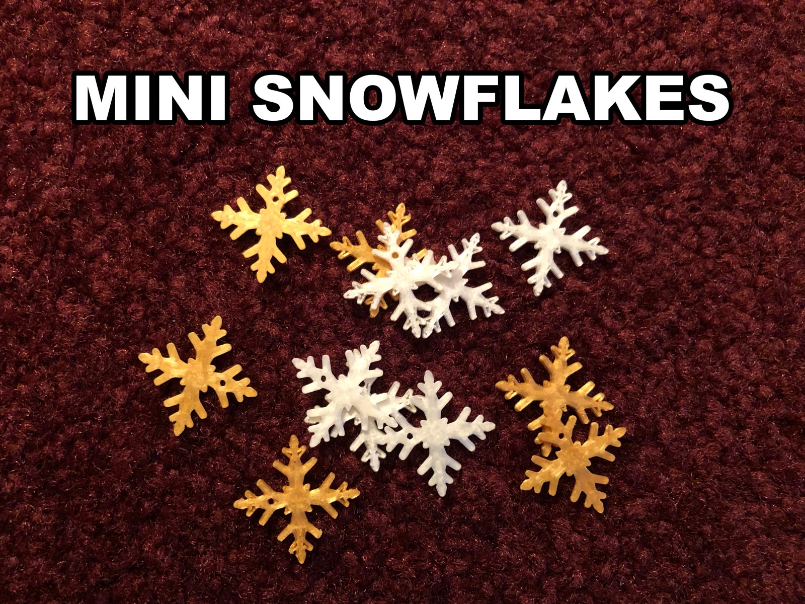 Mini Christmas ornament (made by Dazus on Thingiverse) by goTVm ...