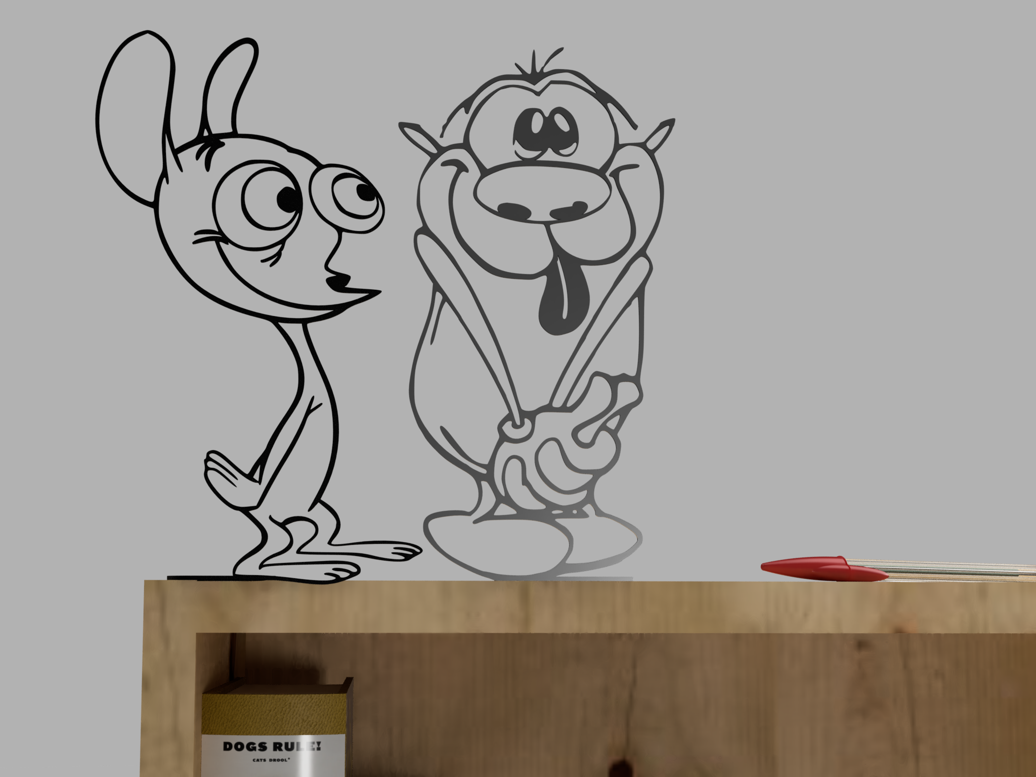 Stimpy from The Ren & Stimpy show by Joe | Download free STL model ...