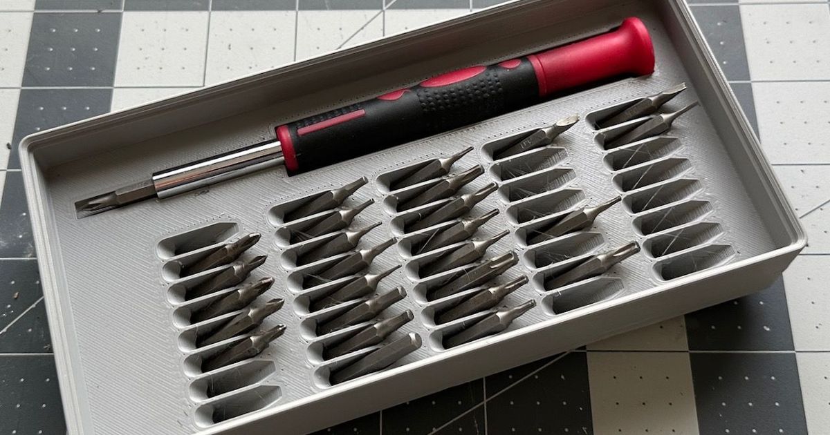 Gridfinity Small Modular Screwdriver Bits by Carl | Download free STL ...