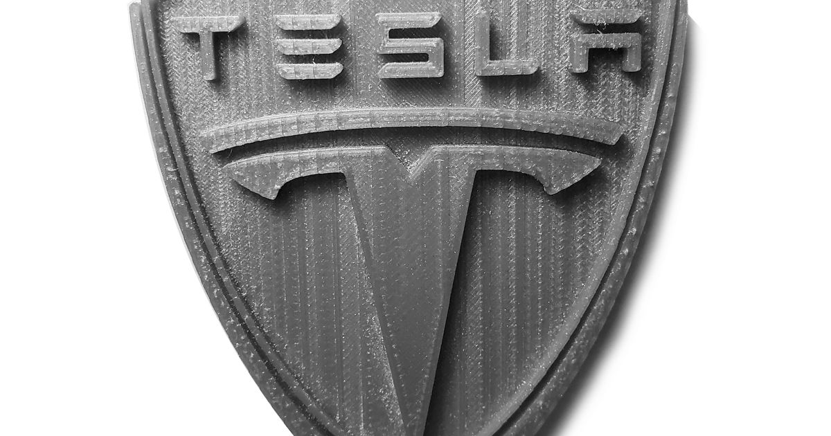 Tesla Logo by Lynnwood Maker Space | Download free STL model ...