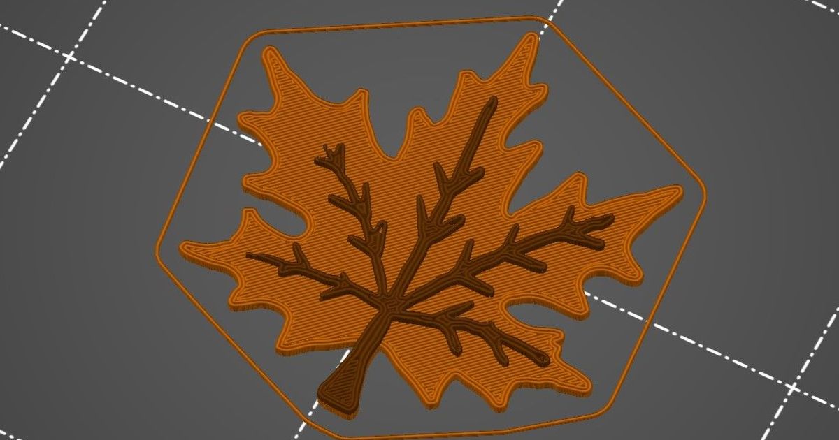 Maple leaf decoration by ERiK004 | Download free STL model | Printables.com