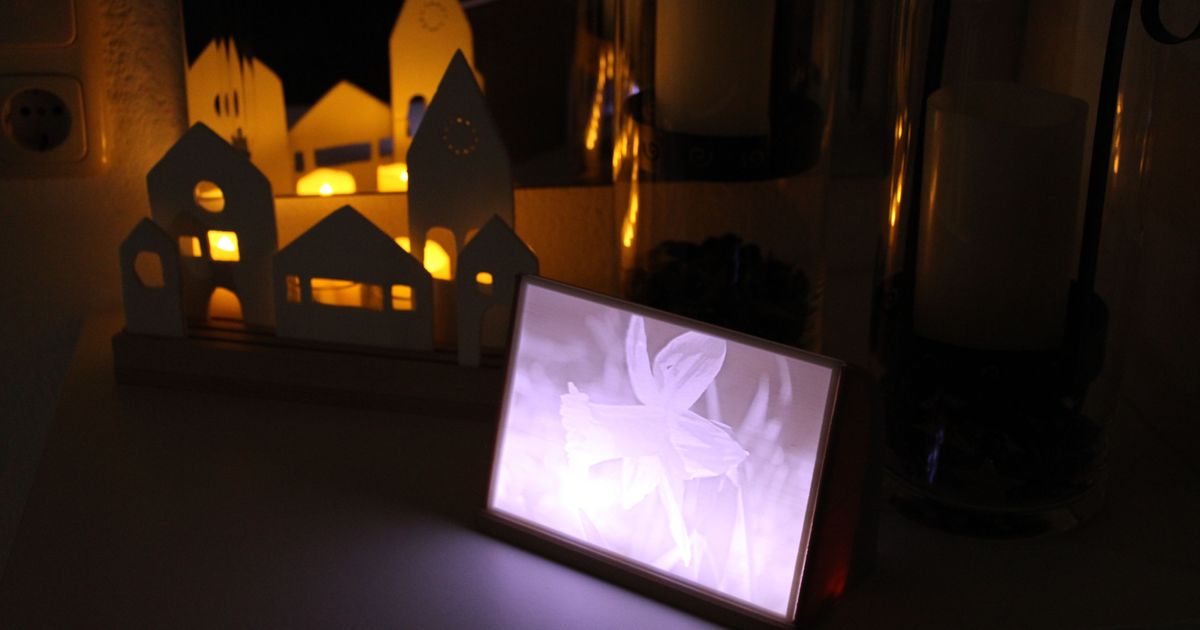 Lithophane frame by Ralf Hörhager | Download free STL model ...