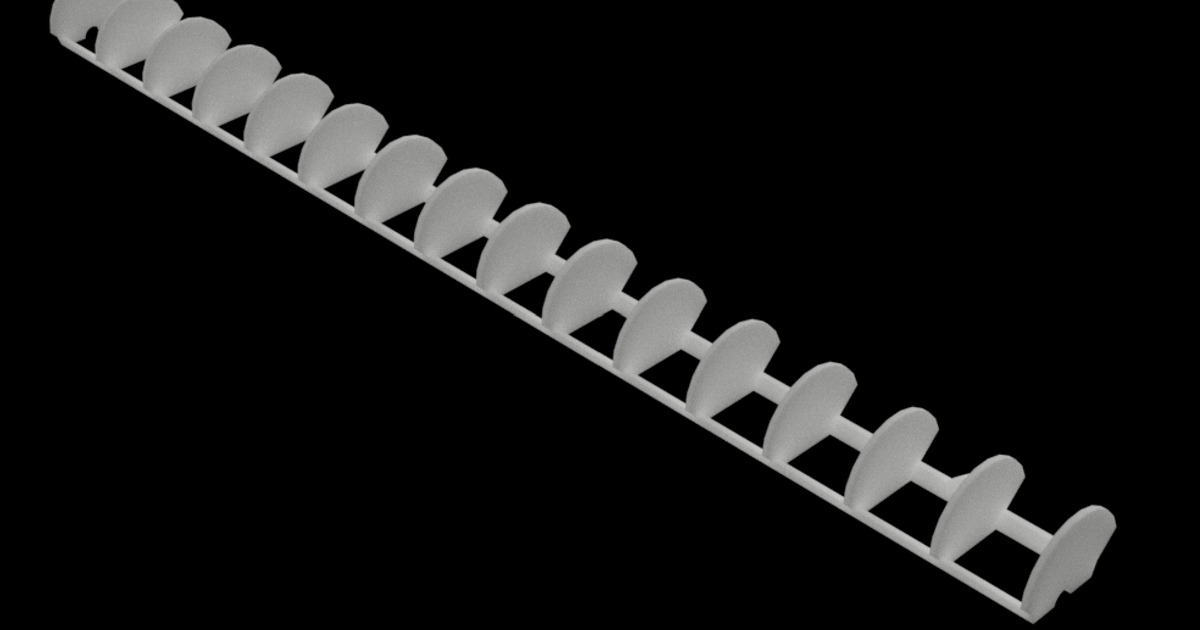 Voron LED diffuser 250mm by cho45 SATOH | Download free STL model ...