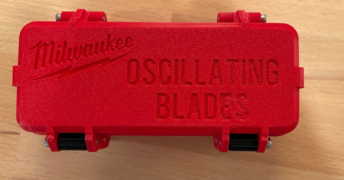 Oscillating Blade Storage Box by John L. | Download free STL model ...