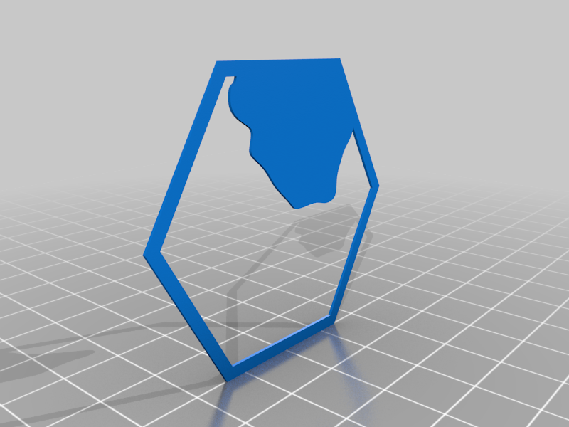 Hexagon World Map by EmayhewC | Download free STL model | Printables.com