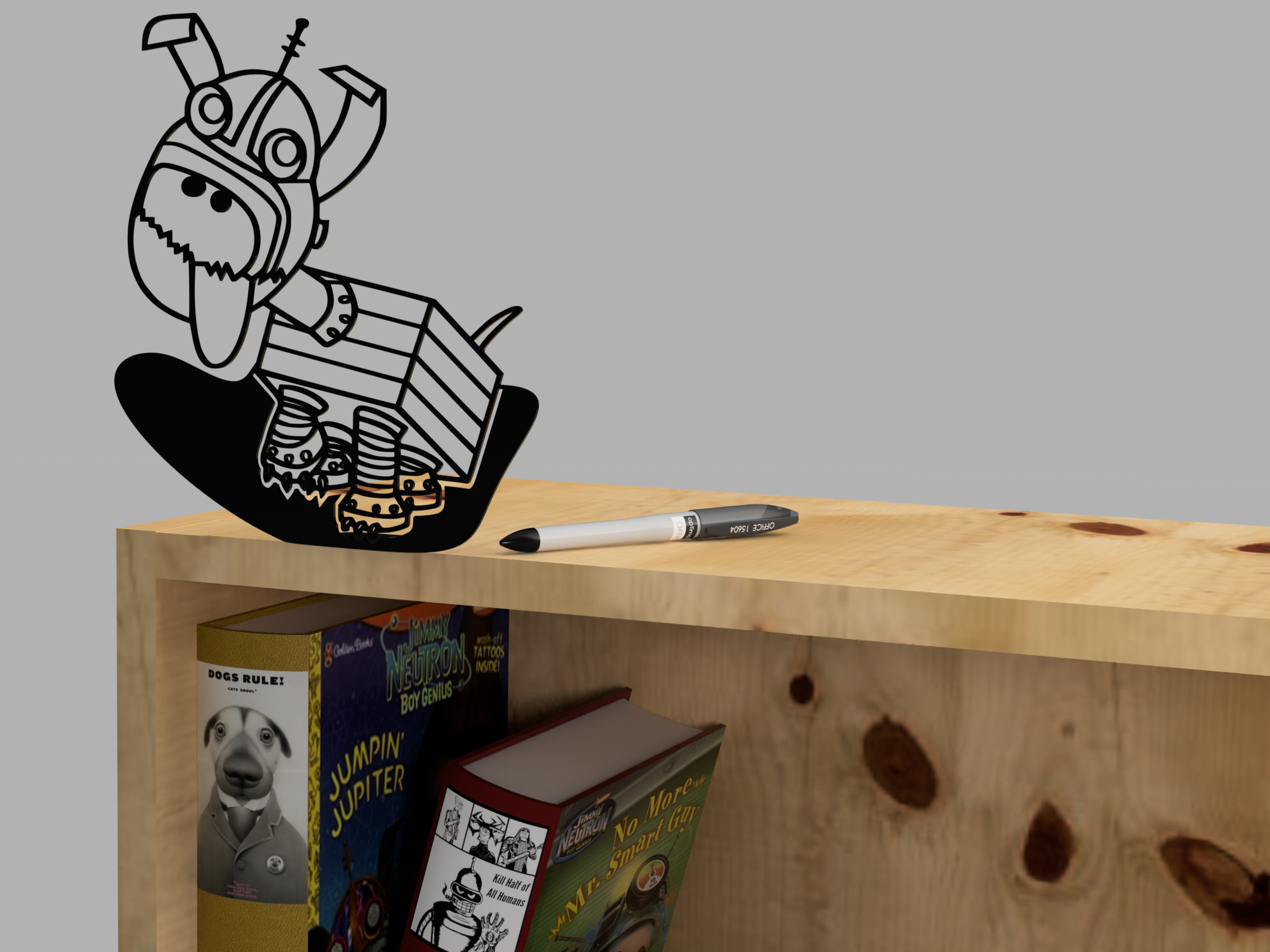 Jimmy Neutron's dog Goddard by Joe | Download free STL model ...