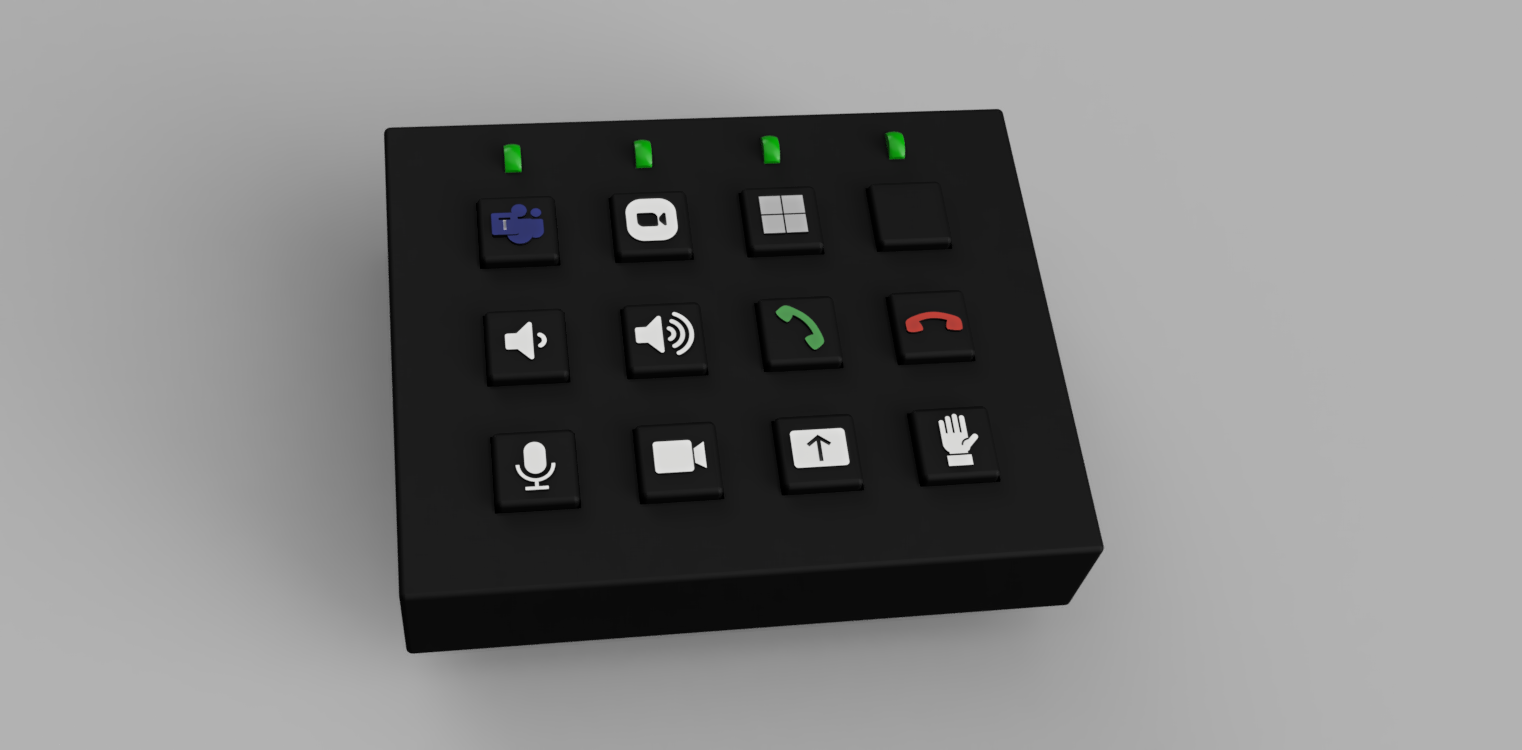 Streamdeck For Videocalls Arduino Based By Mrusk Download Free Stl