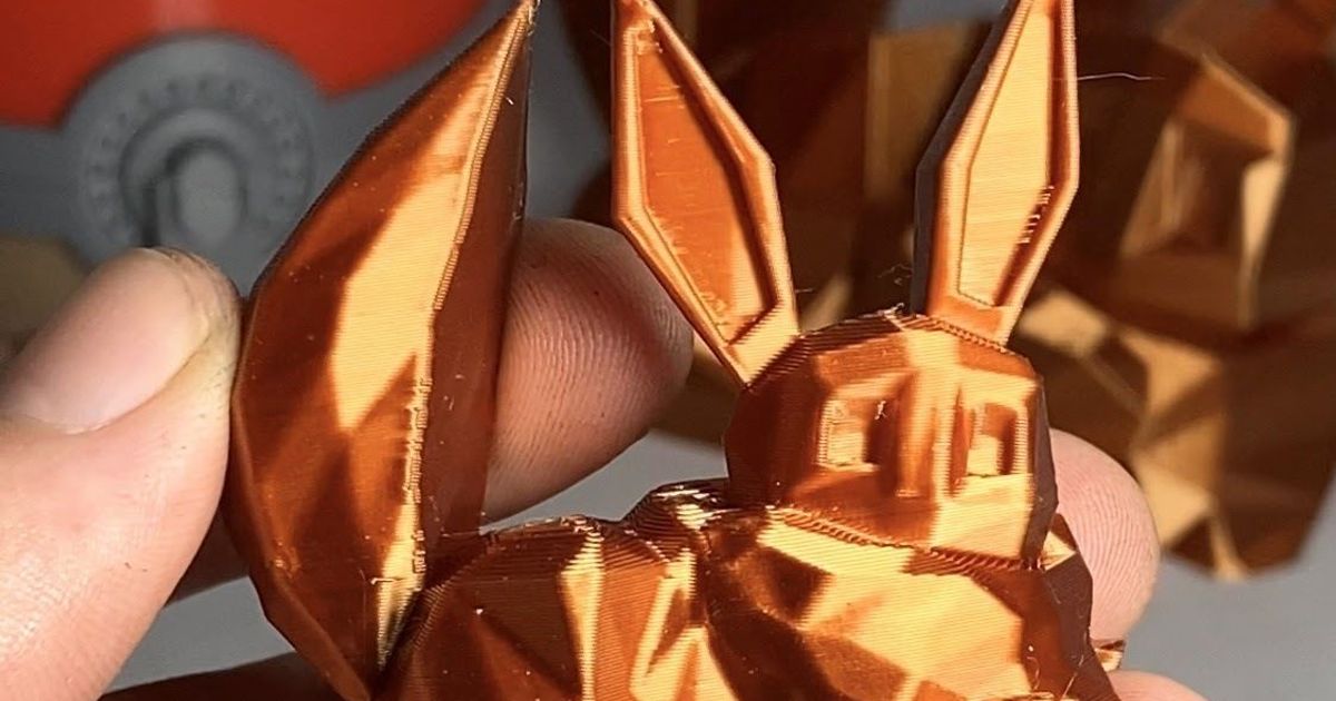Low Poly Eevee Model by ThinAir3D | Download free STL model ...