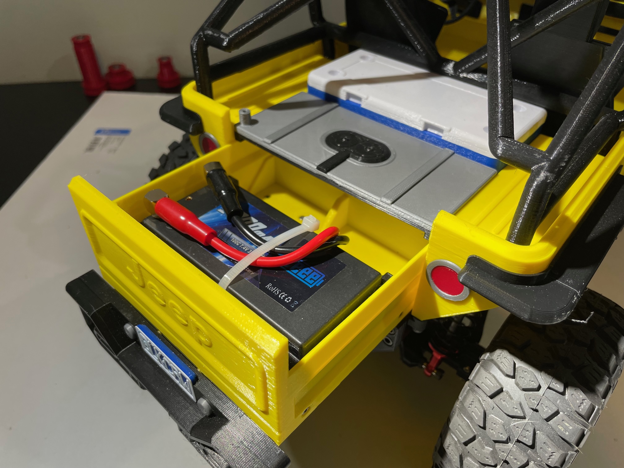 THUMPER 1:8 scale RC Car CJ7 Rock Crawler by BlackCrow (No supports ...