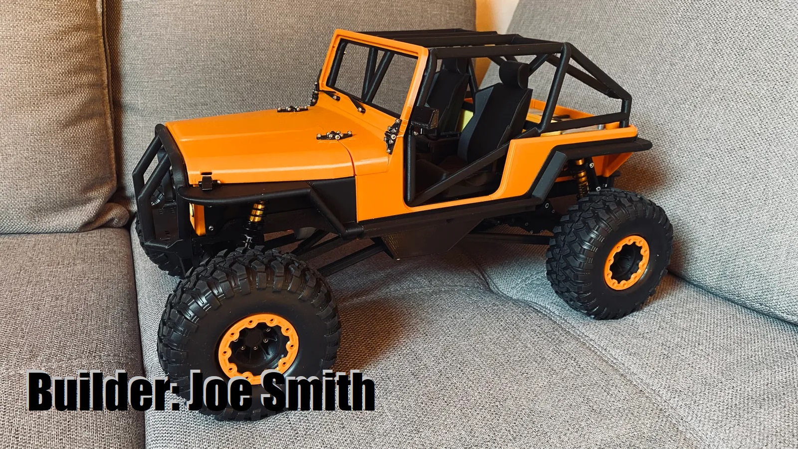 THUMPER 1:8 scale RC Car CJ7 Rock Crawler by BlackCrow (No supports ...