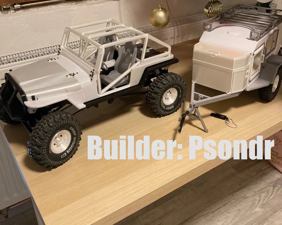 THUMPER 1:8 scale RC Car CJ7 Rock Crawler by BlackCrow (No supports ...