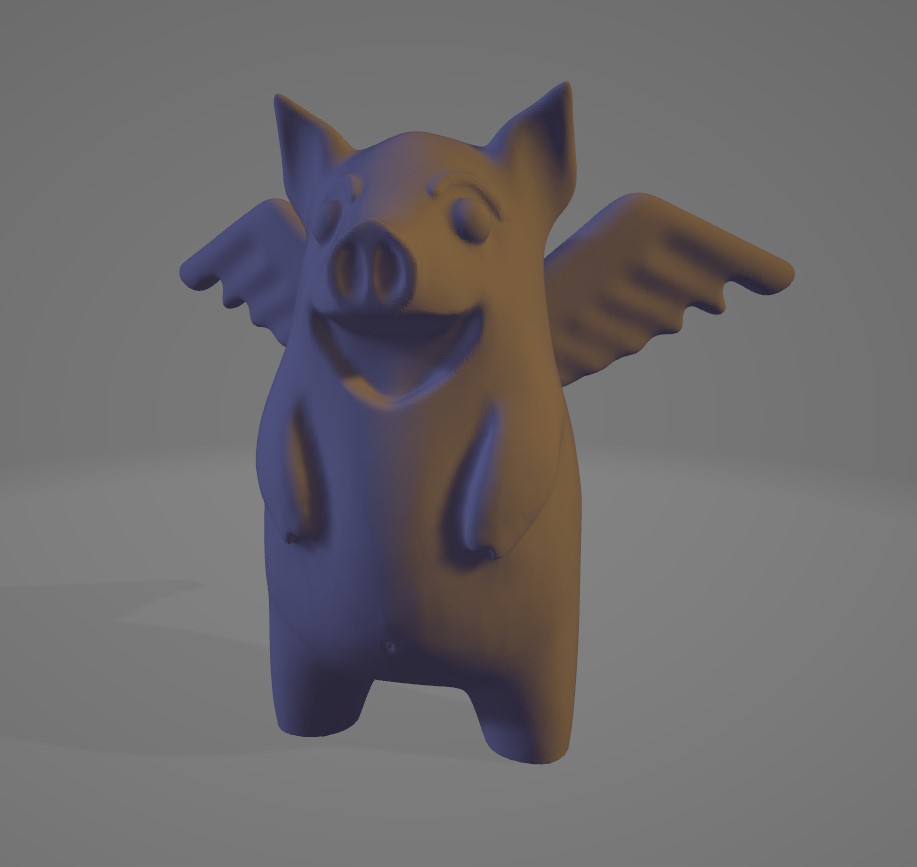 Pig with wings (Prase s křídly) by PrusaLab | Download free STL model ...