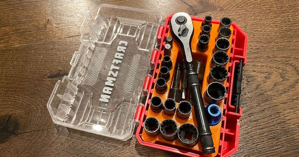 Kobalt 1/4" Universal Ratchet & Socket Set Insert for DeWalt Tough ...