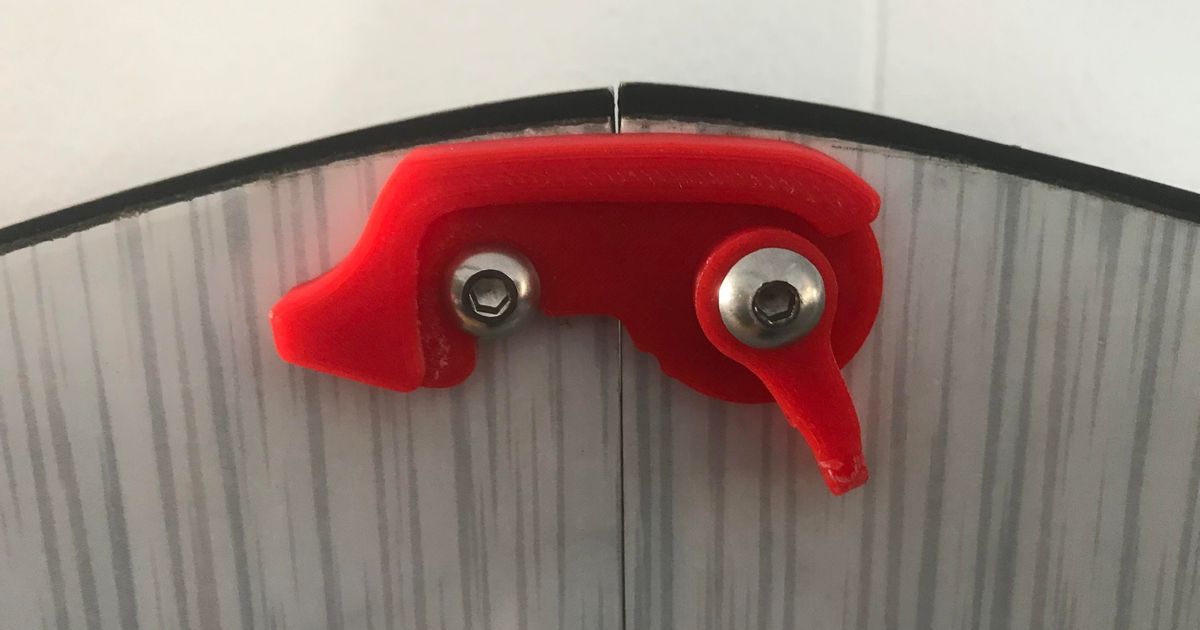 Splitboard tip-locks by MeesaCreate | Download free STL model ...