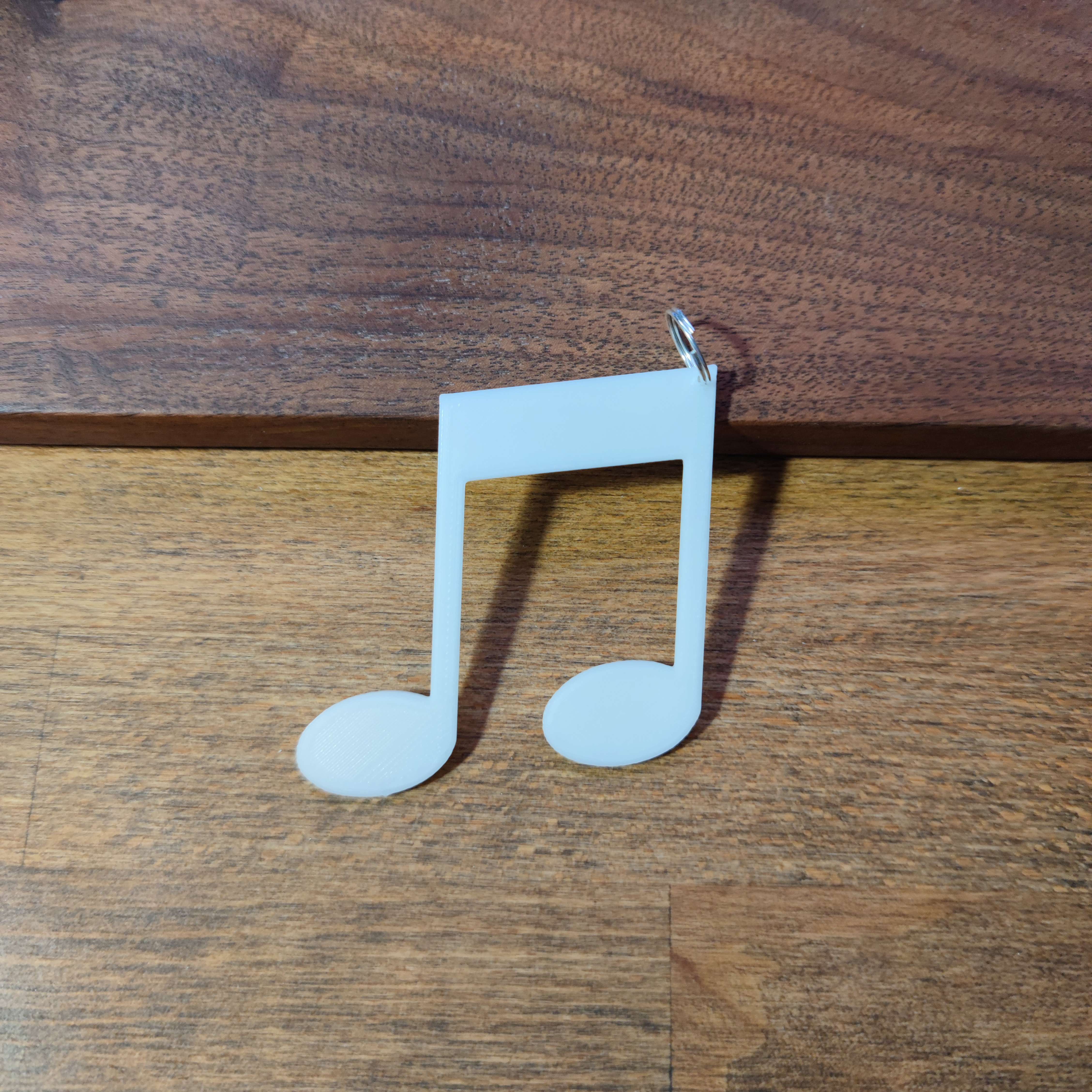 Eighth Notes Keychain by Yume | Download free STL model | Printables.com