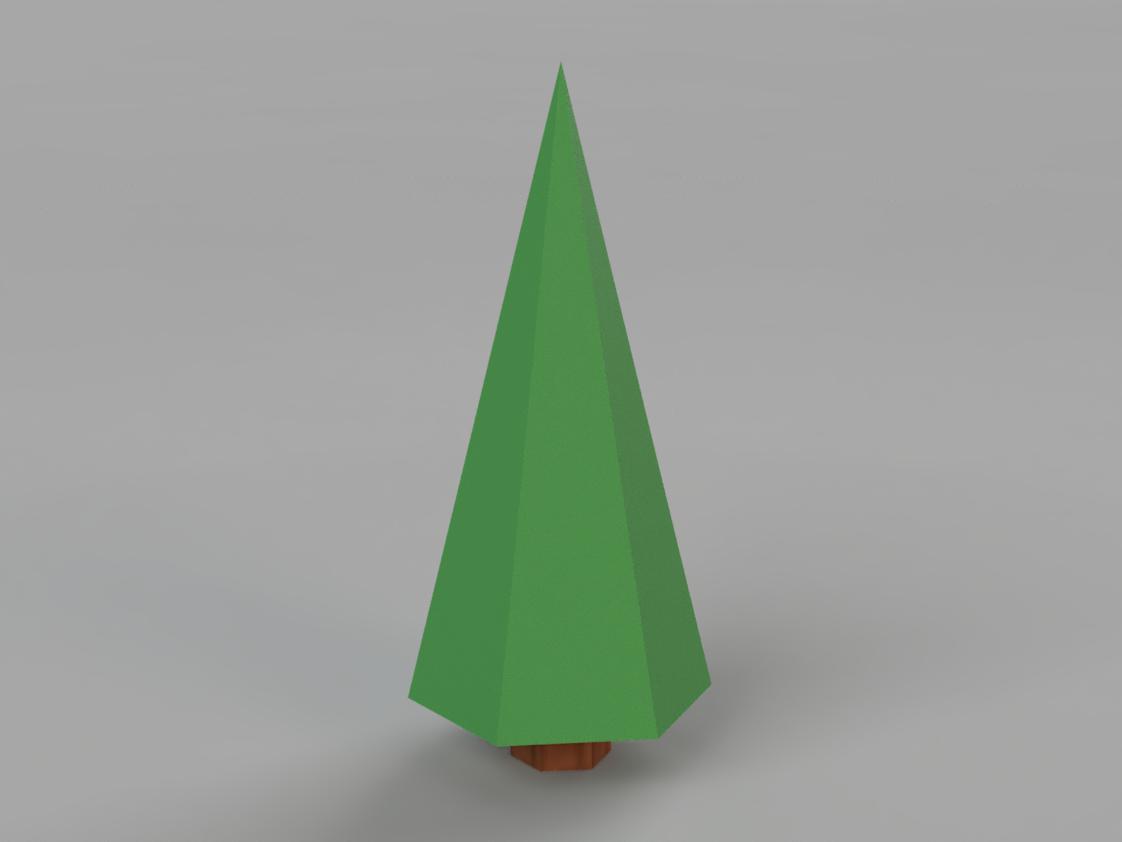Hexagonal minimalist Christmas tree by Rudolf Mašek | Download free STL ...