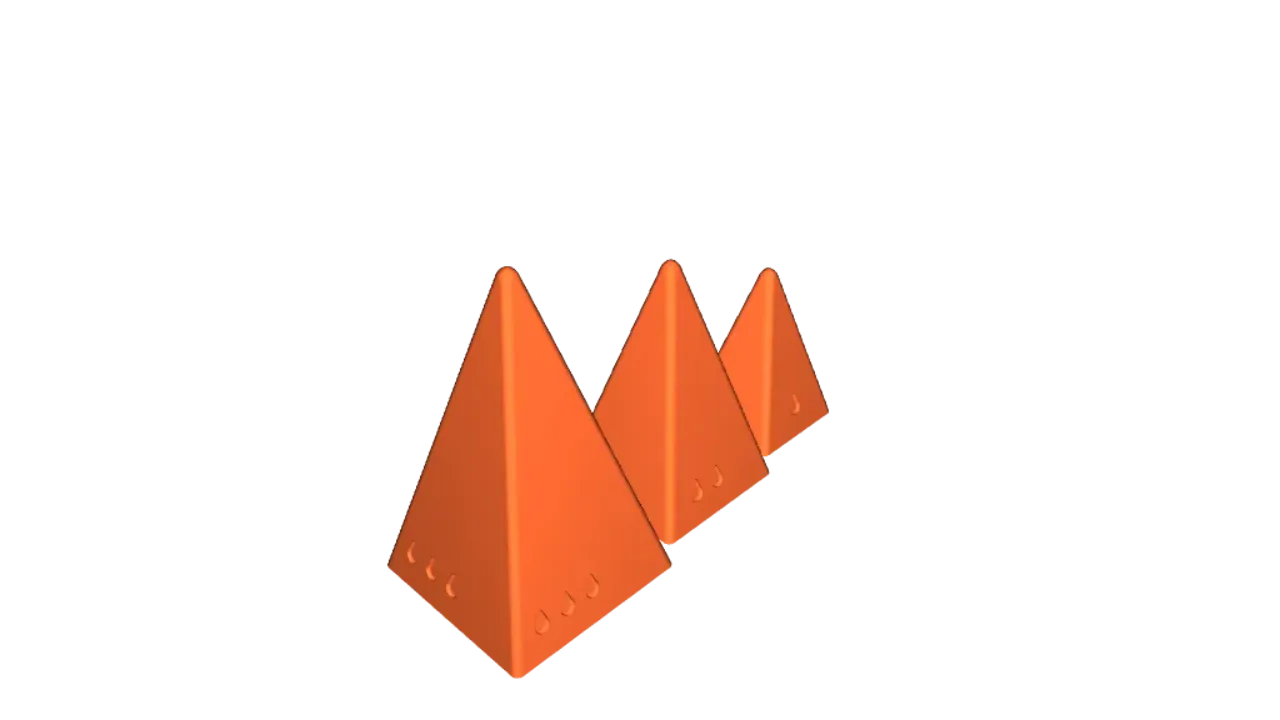 Pyramids Compatible Game Pieces by Line Arc Line | Download free STL ...