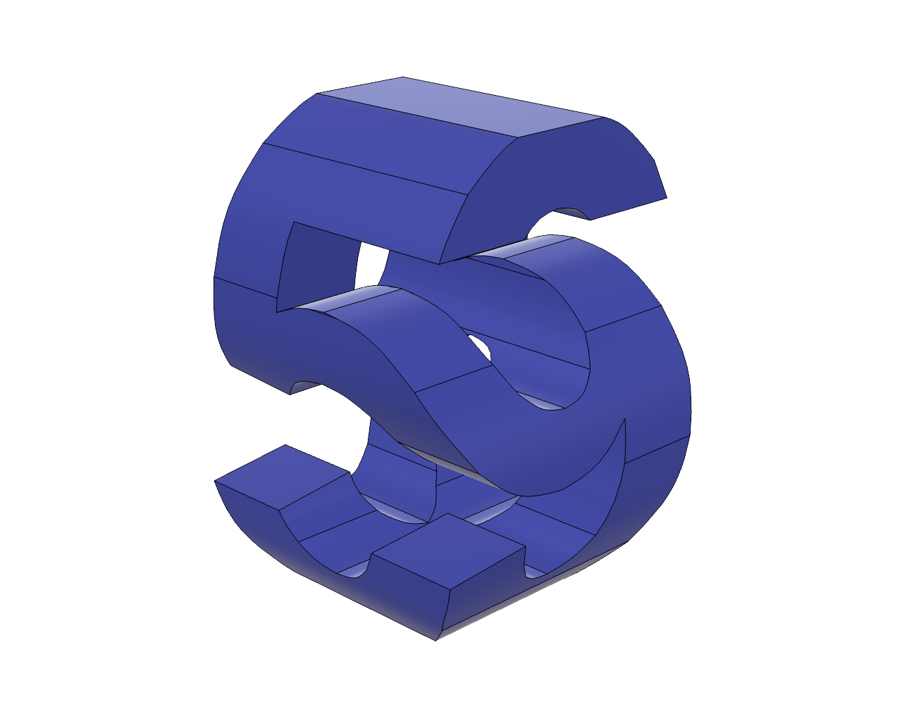 Stereo Digits 0123456789 by cewo | Download free STL model | Printables.com
