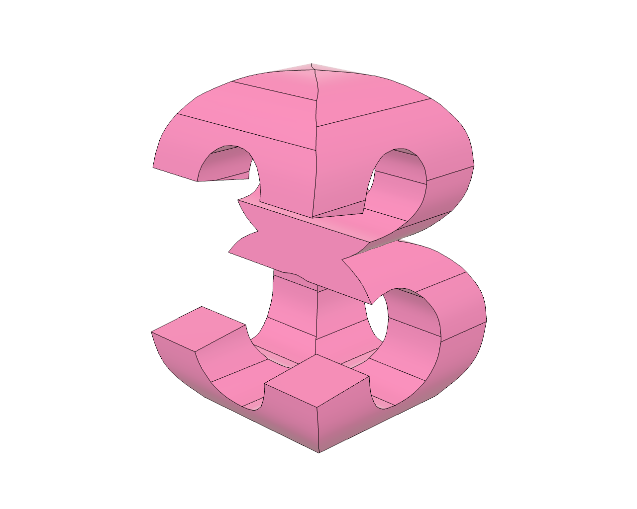 Stereo Digits 0123456789 by cewo | Download free STL model | Printables.com