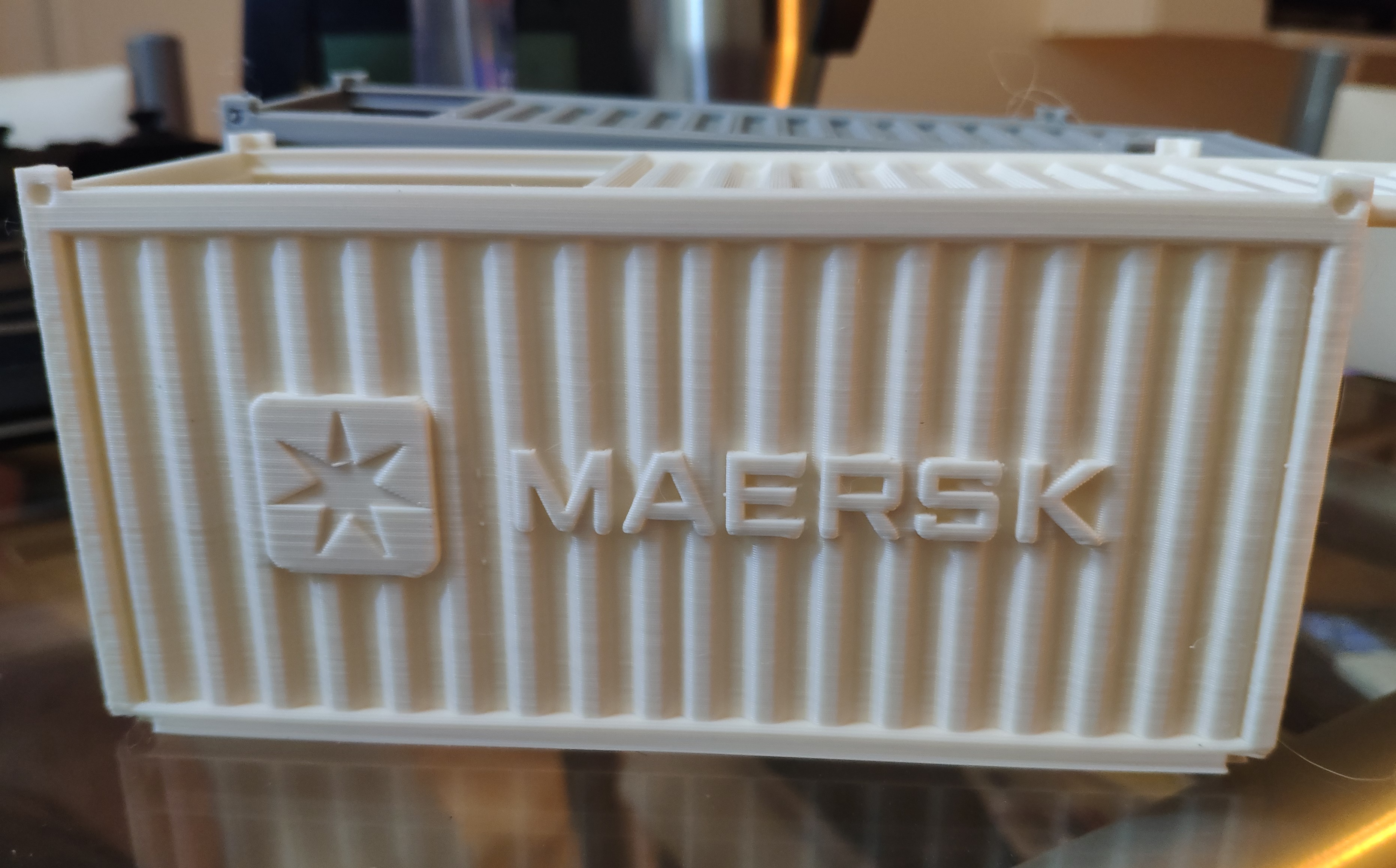 Shipping Container with logo by Luigisvc | Download free STL model ...