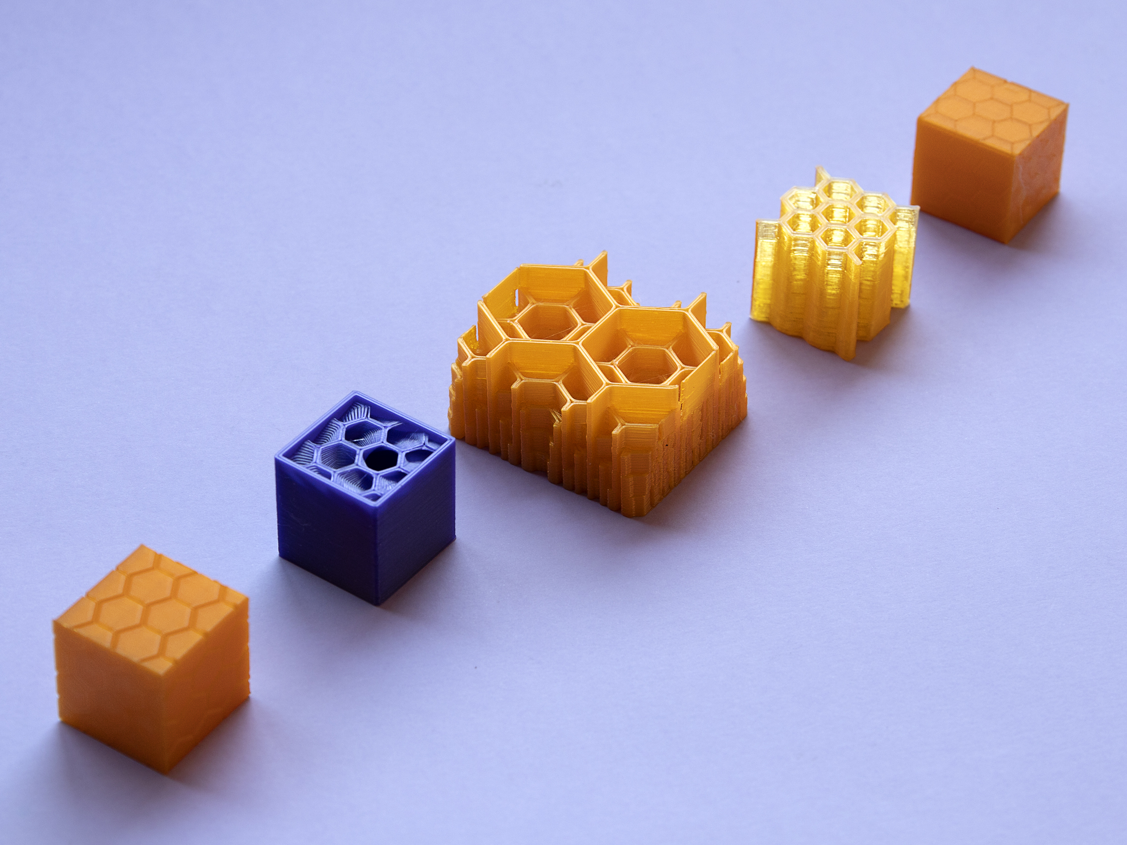 2D & 3D hex grid creator + custom infills + surface finishes by Xavier ...