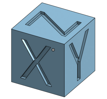 XYZ Measuring Cube by Redcoat509 | Download free STL model | Printables.com