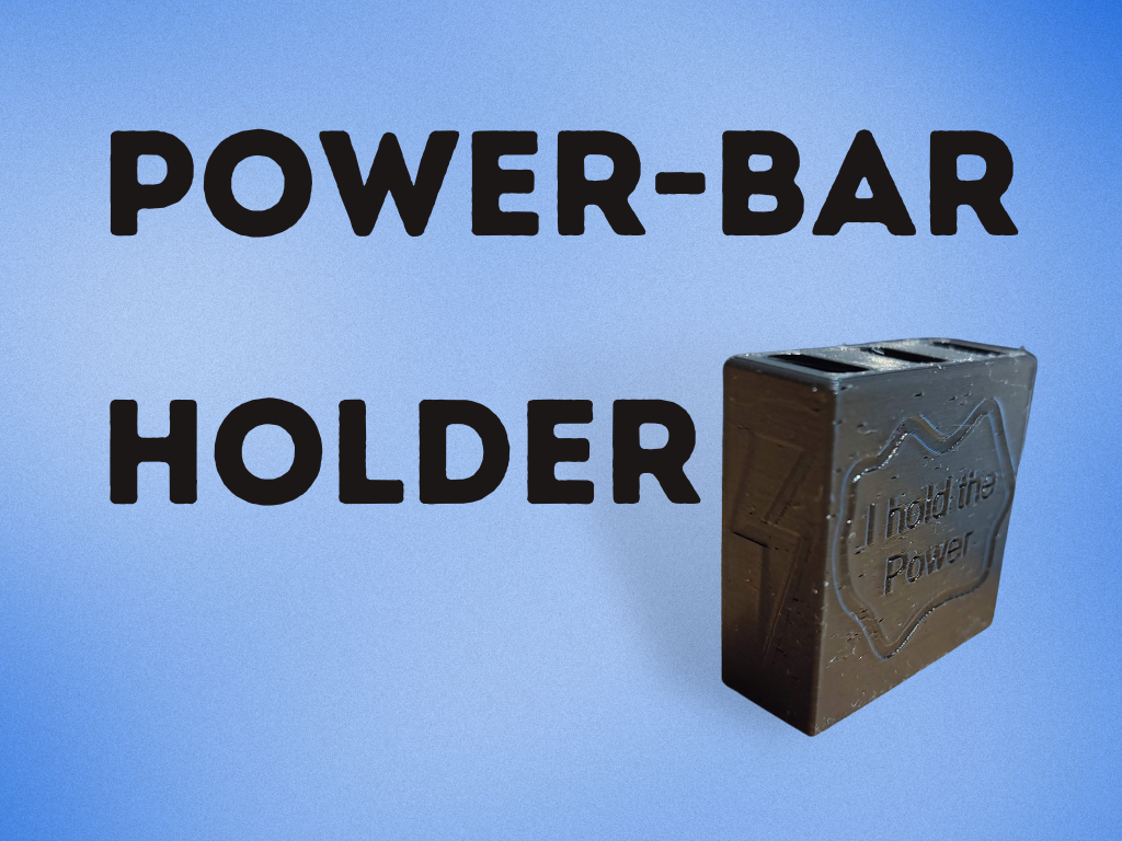 Power Bar Holder by Max Siebenschläfer | Download free STL model ...