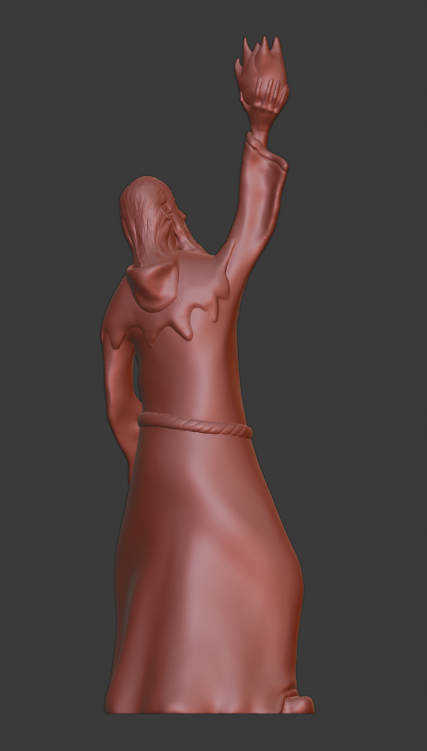 Wizard casting spell by Jay | Download free STL model | Printables.com