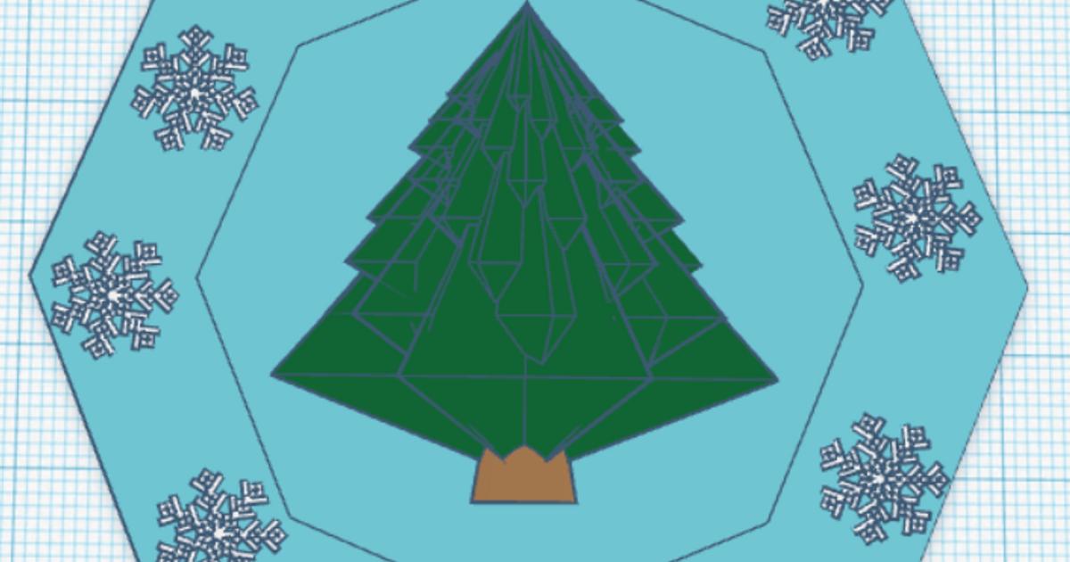 Christmas Tree Coaster by Izy3dPrinting | Download free STL model ...