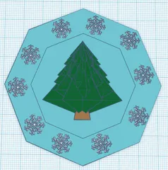 Christmas Tree Coaster by Monster Made | Download free STL model ...