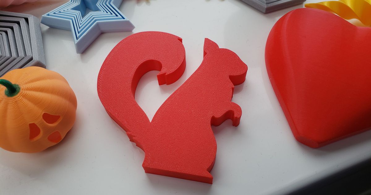 Squirrel Decoration by Printo | Download free STL model | Printables.com
