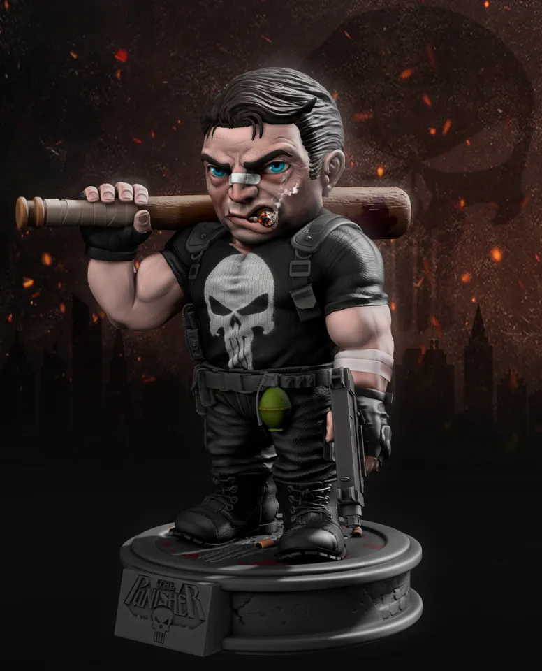 Mini-Punisher by Adalberto Adamowski | Download free STL model ...
