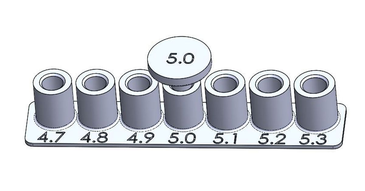 Tolrance test for FDM by Haniel | Download free STL model | Printables.com